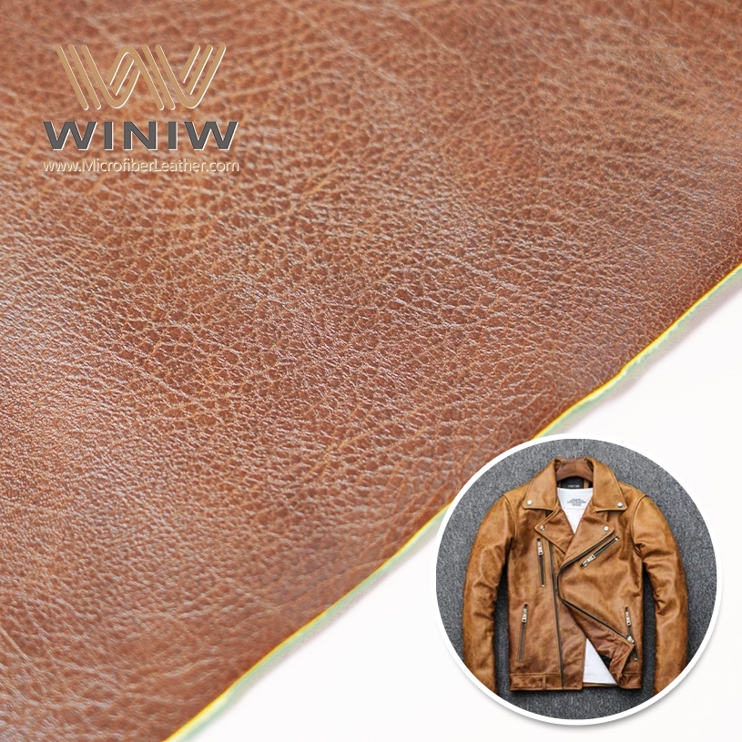 1.0mm Pu Microfiber Leather For Making Attire Material