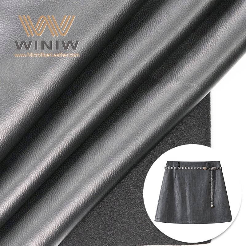 Micro Pu Imitation Vegan Friendly Leather Fabric Garments Leather